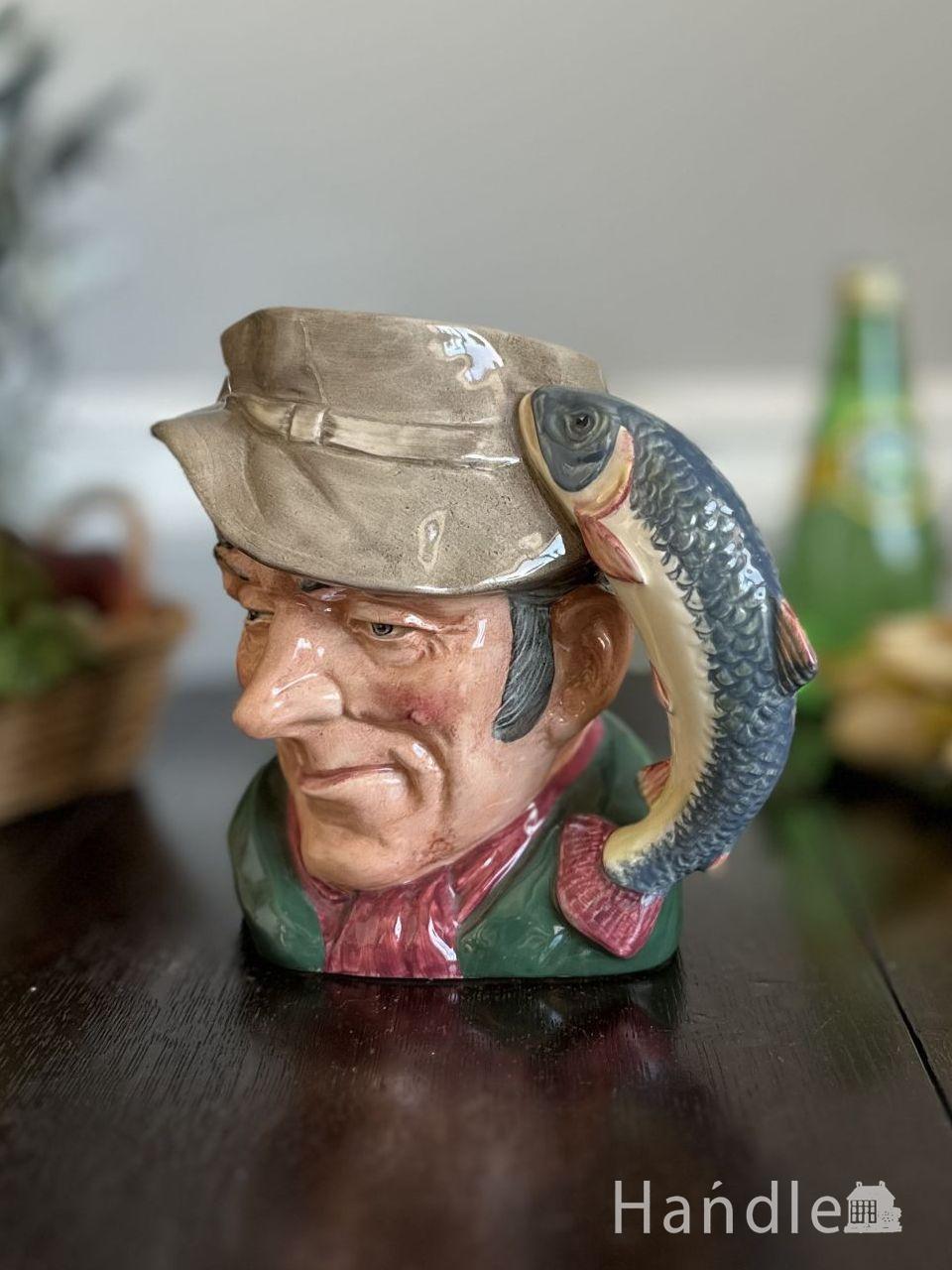 アンティーク トビージャグ ROYAL DOULTON ”THE ROACHER”(h-1076-z)｜アンティーク雑貨